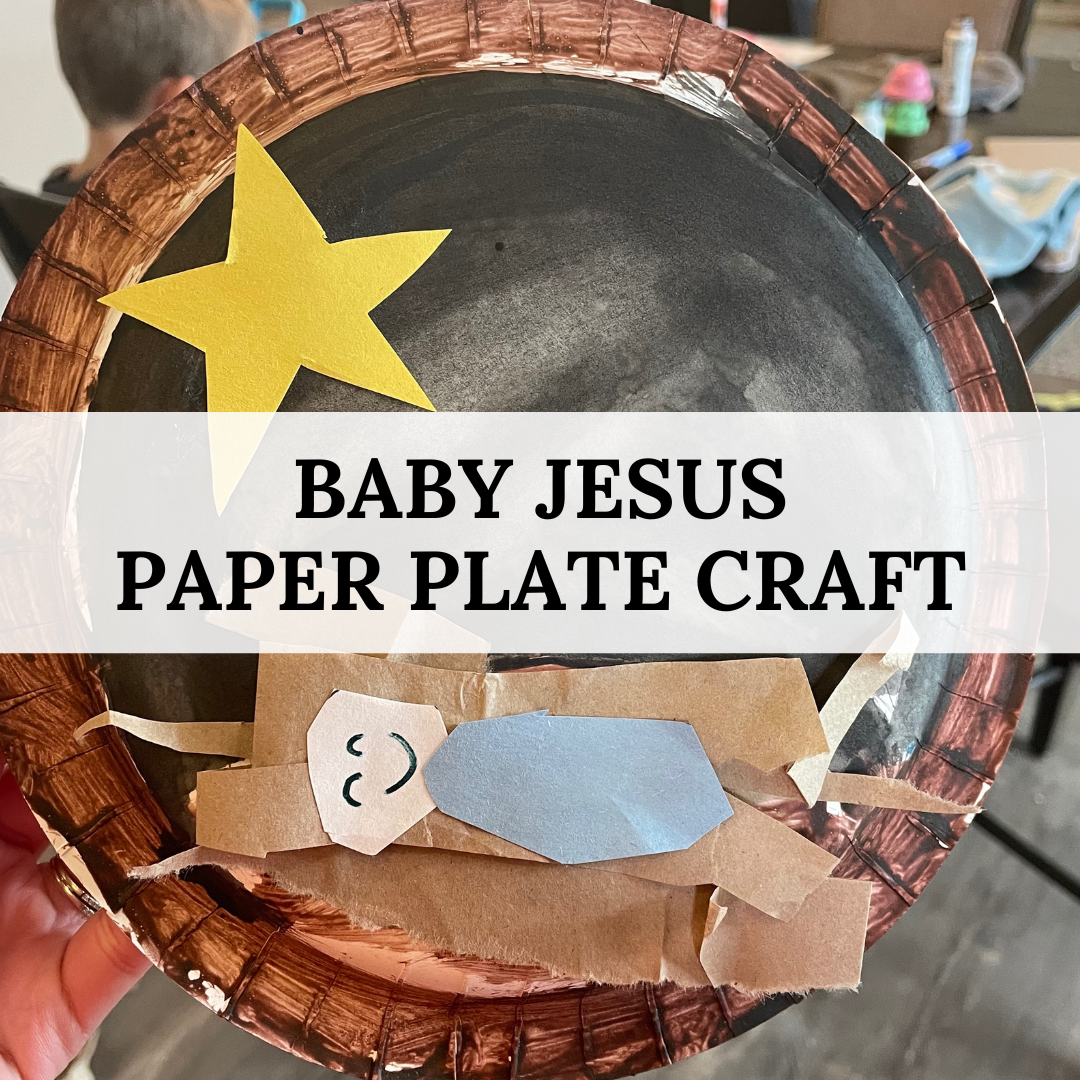 Baby Jesus Paper Plate Craft - Balanced with Babies