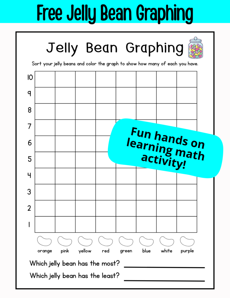 Free Jelly Bean Graphing Printable - Balanced with Babies